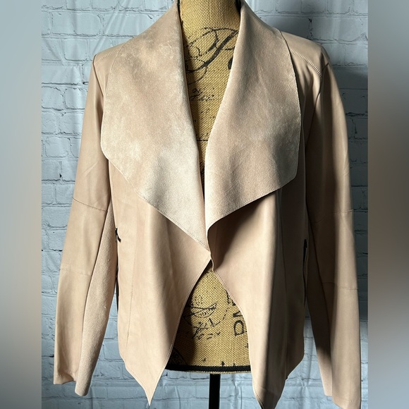 Bar III | Jackets & Coats | Nwtbar Iii Leather Look Open Jacket | Poshmark